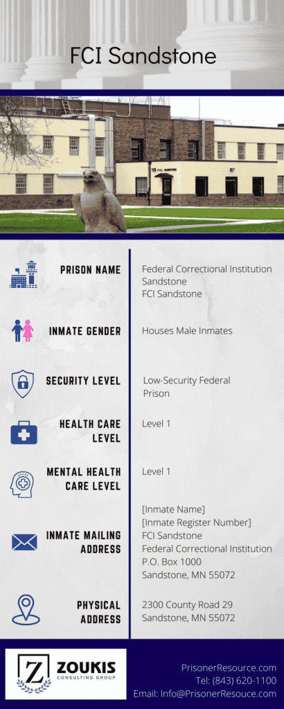 FCI Sandstone Federal Prison - Sandstone MN Prison