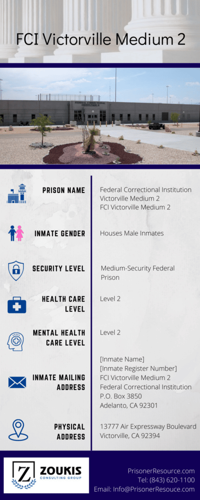FCI Victorville Medium 2 | Victorville Federal Prison